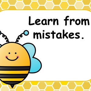 Bee Theme Classroom Rules, Printable Posters - Etsy