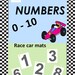 Number Mats Tracing Numbers Printable Race Car Mats Instant - Etsy