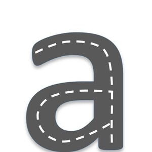 Print and Drive, Race Cars Letters and Numbers, Printable Mat ...