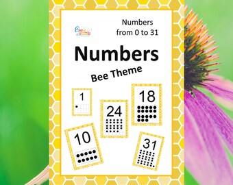Bee Ten Frame Posters, Classroom Number Display, Math Activity ...