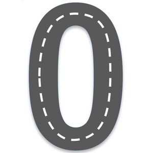 Number Mats Tracing Numbers Printable Race Car Mats Instant - Etsy