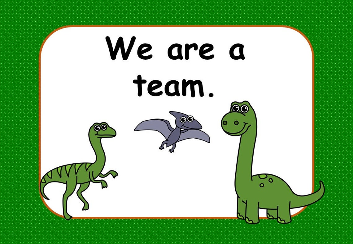 Dinosaur Classroom Decor, Teacher Poster Rules, Digital Posters - Etsy