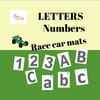 Alphabet Race Car Mats, Printable Alphabet Letters, Tracing Letters - Etsy