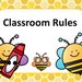 Bee Theme Classroom Rules, Printable Posters - Etsy