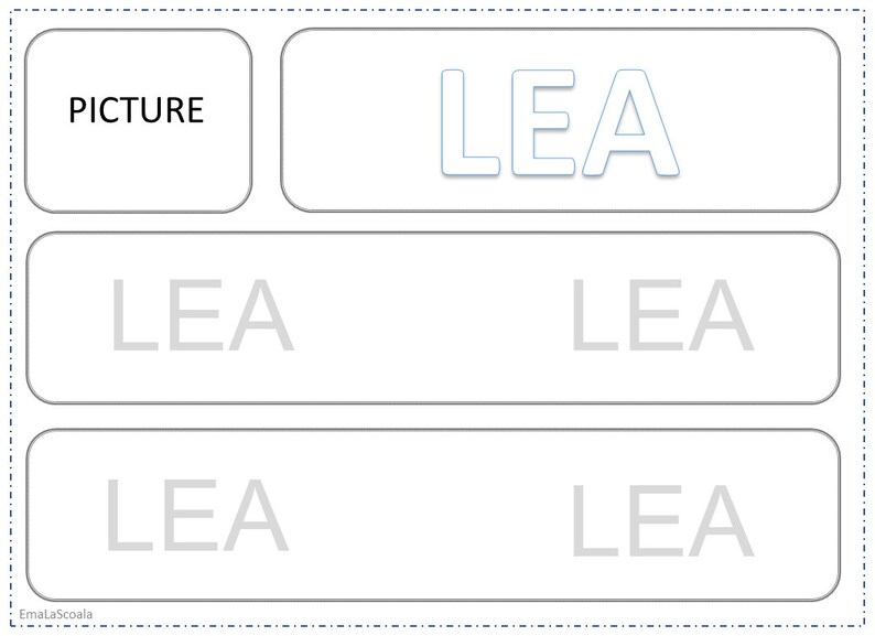 Learn to Write Your Name, Editable Format for Name Tracing, Custom Name ...