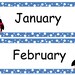 Penguin Theme Calendar for Kids, Printable Classroom Calendar, Digital ...