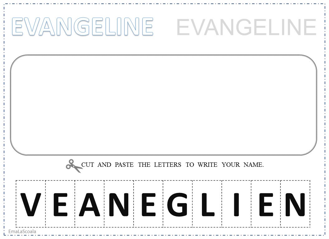Learn to Write Your Name, Editable Format for Name Tracing, Custom Name ...