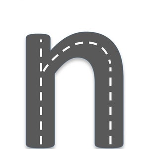 Alphabet Race Car Mats, Printable Alphabet Letters, Tracing Letters - Etsy