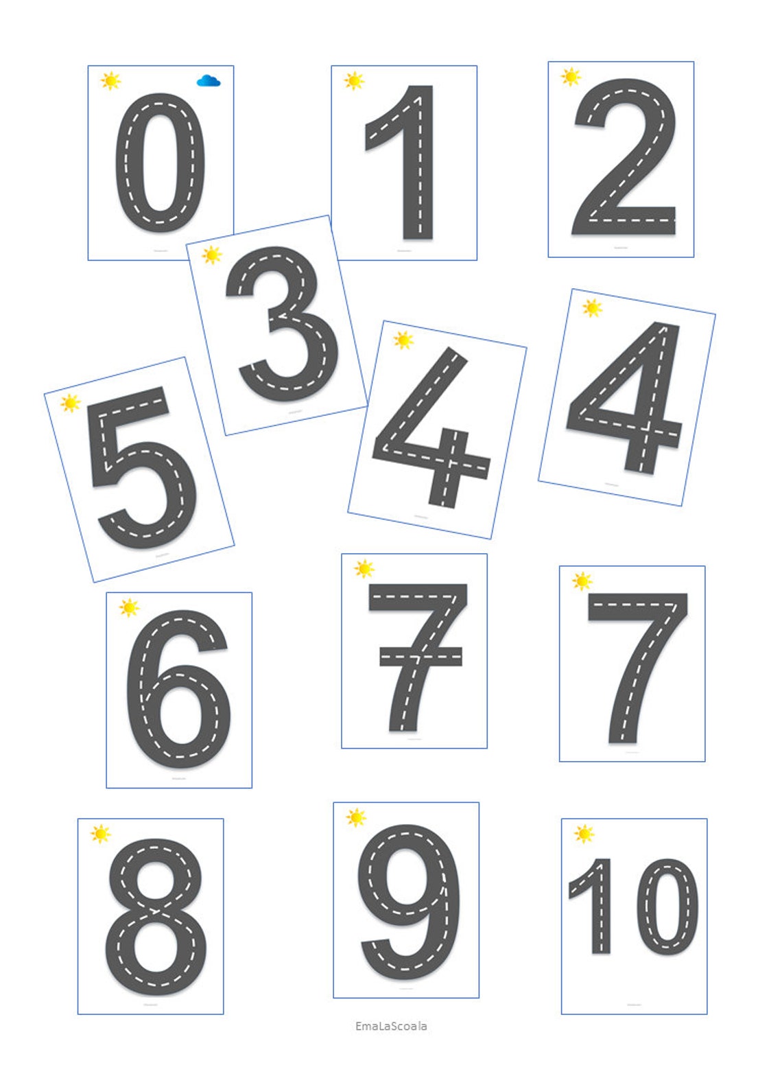 Print and Drive, Race Cars Letters and Numbers, Printable Mat ...