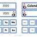 Penguin Theme Calendar for Kids, Printable Classroom Calendar, Digital ...