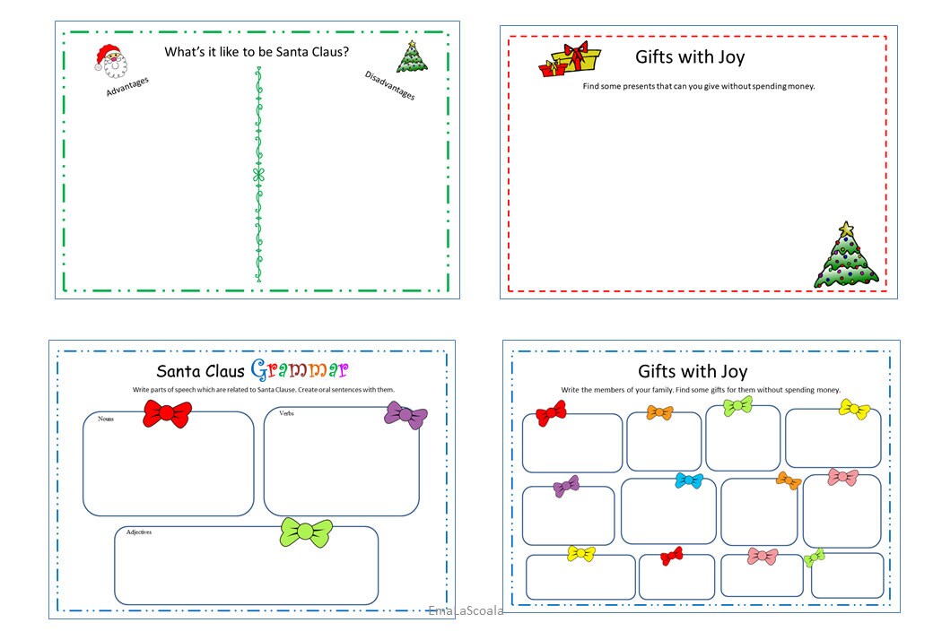 Printable Christmas Worksheets, Kids Activity Pack, Winter Activity ...
