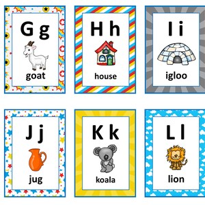 Alphabet Posters, Classroom Decor Printable Posters, Superhero Theme - Etsy