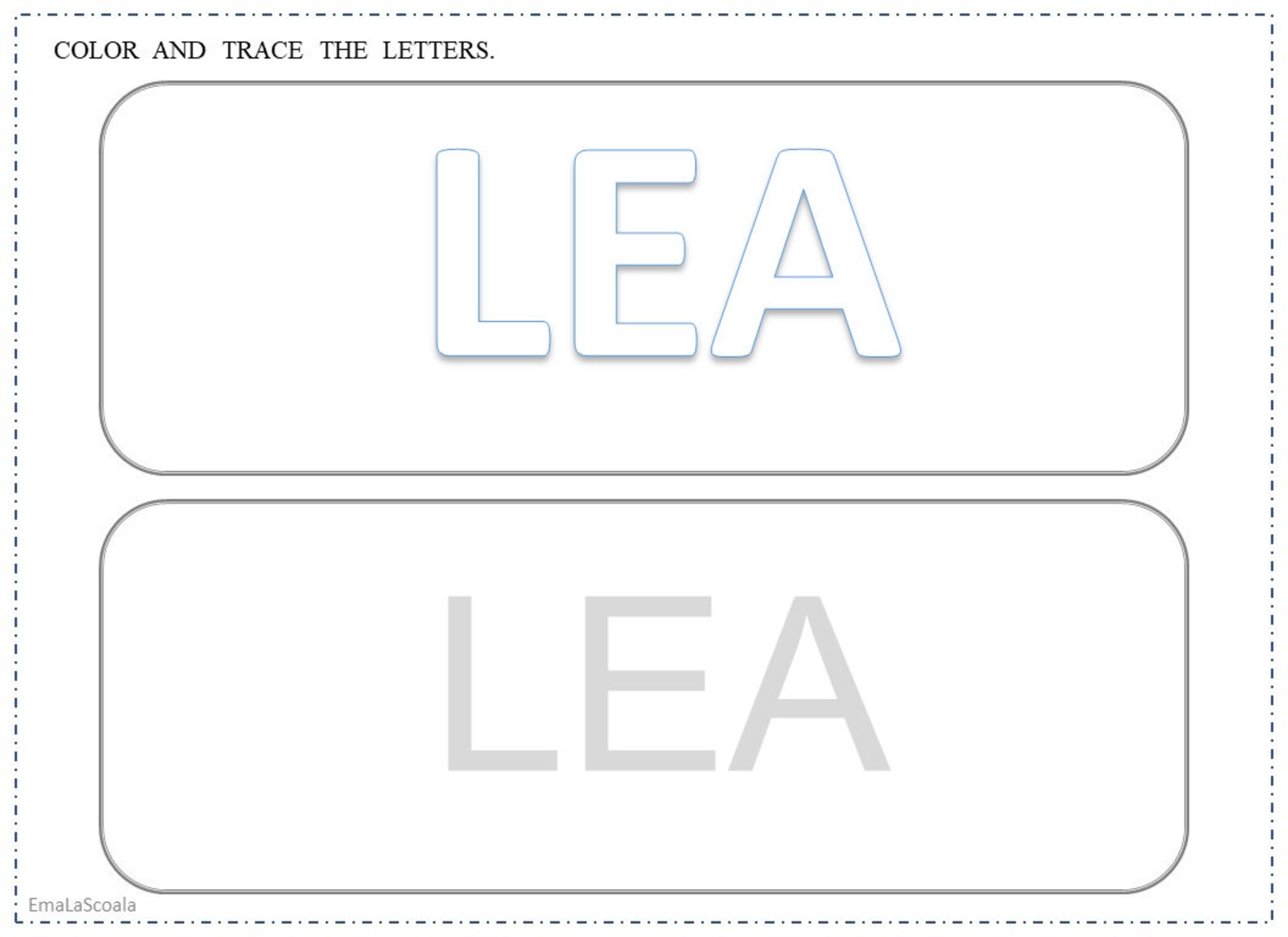 Learn to Write Your Name, Editable Format for Name Tracing, Custom Name ...