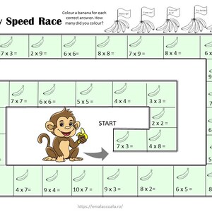 Math Worksheets, Printable 2nd Grade Multiplication Game, 80 Pages Math ...