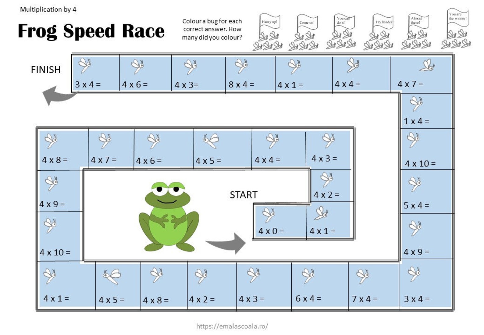 Printable Math Game, Summer Worksheets, Multiplication Worksheets ...