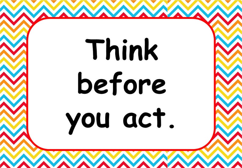 Back to School Classroom Rules, Printable Posters for Your Classroom - Etsy