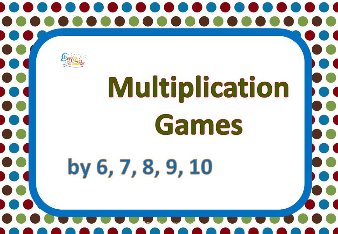 Math Worksheets, Printable 2nd Grade Multiplication Game, 80 Pages Math ...