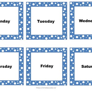 Penguin Theme Calendar for Kids, Printable Classroom Calendar, Digital ...