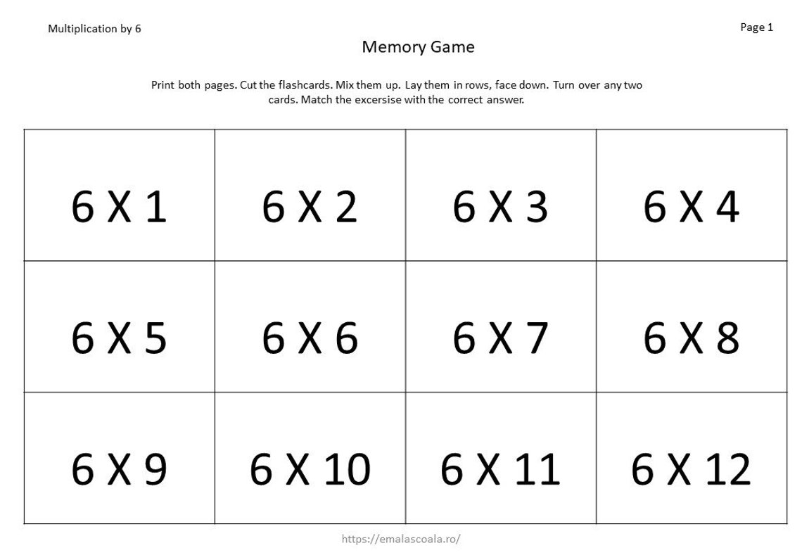 Math Worksheets Printable 2nd Grade Multiplication Game 80 | Etsy