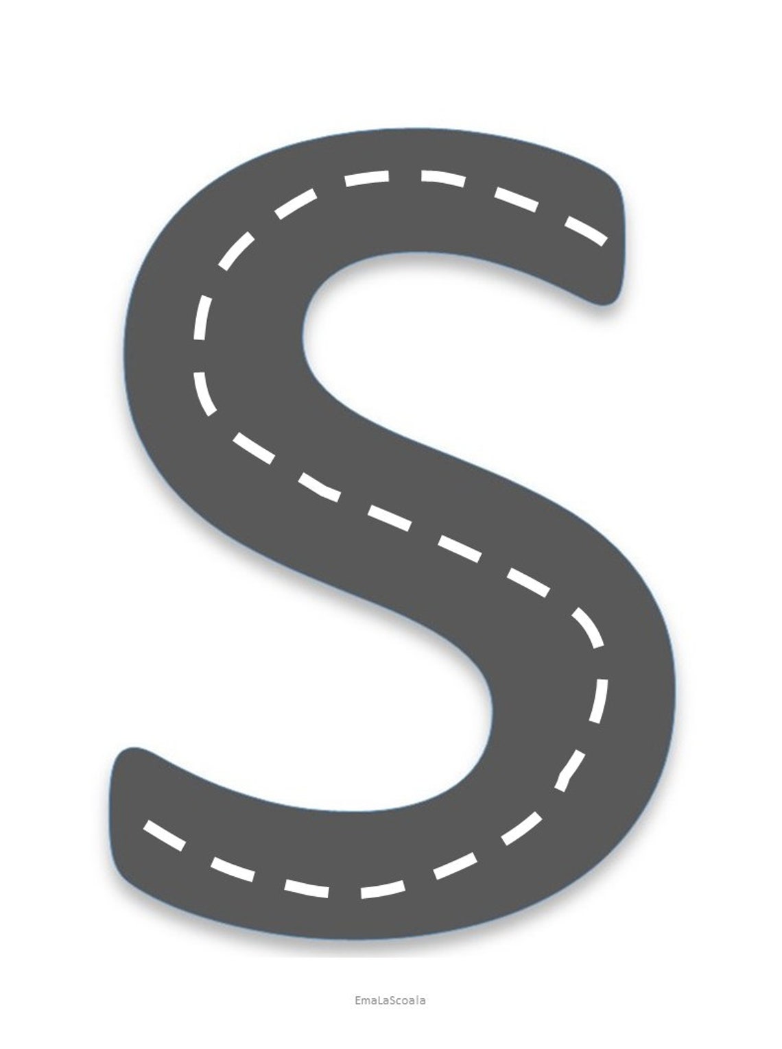 Print and Drive, Race Cars Letters and Numbers, Printable Mat ...