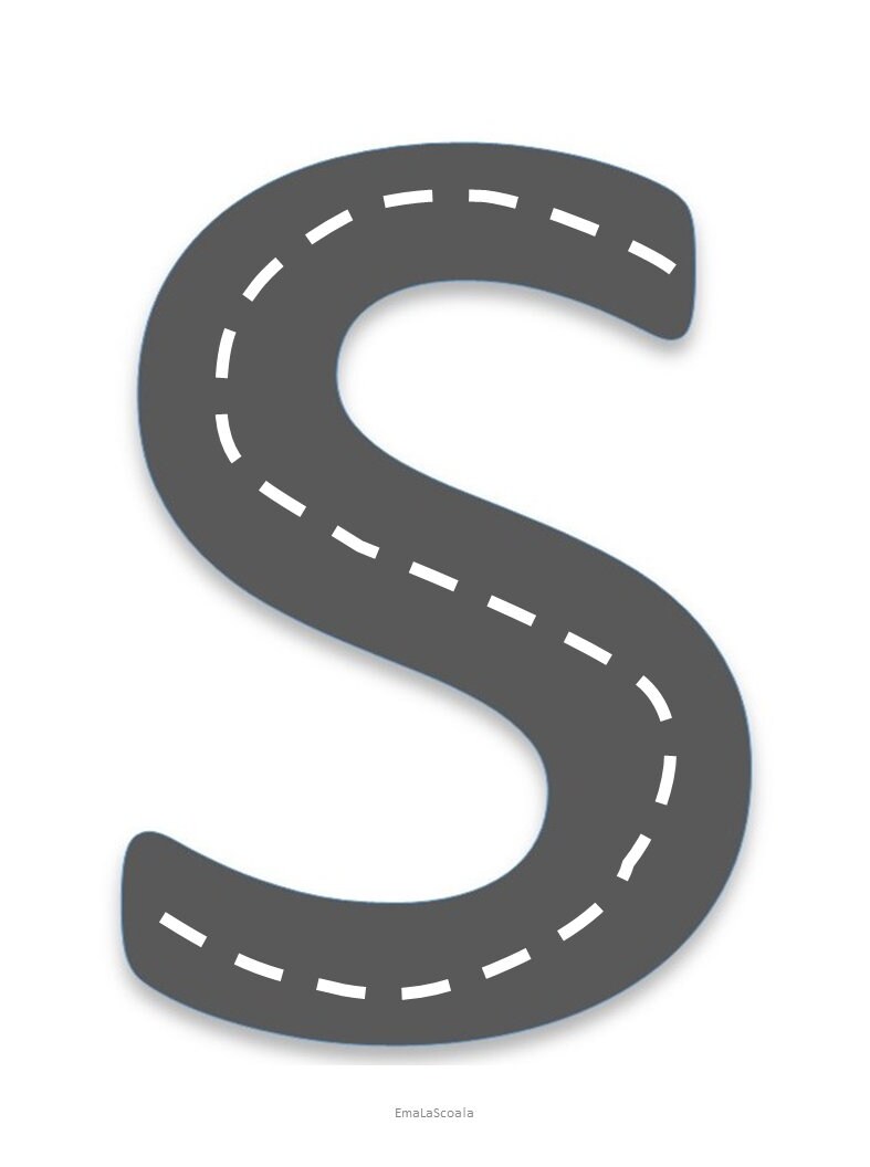 Print and Drive, Race Cars Letters and Numbers, Printable Mat ...