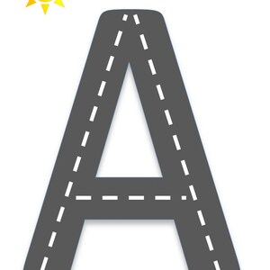 Alphabet Race Car Mats, Printable Alphabet Letters, Tracing Letters - Etsy