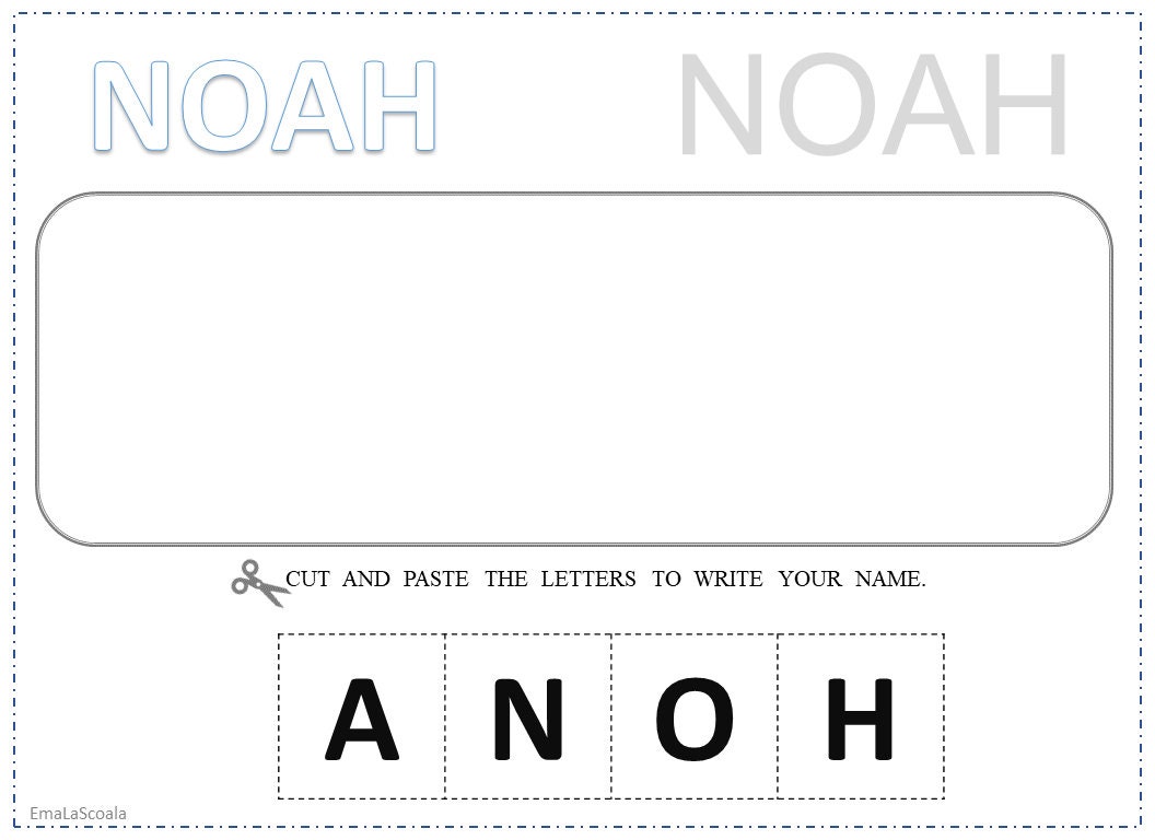 Learn to Write Your Name, Editable Format for Name Tracing, Custom Name ...