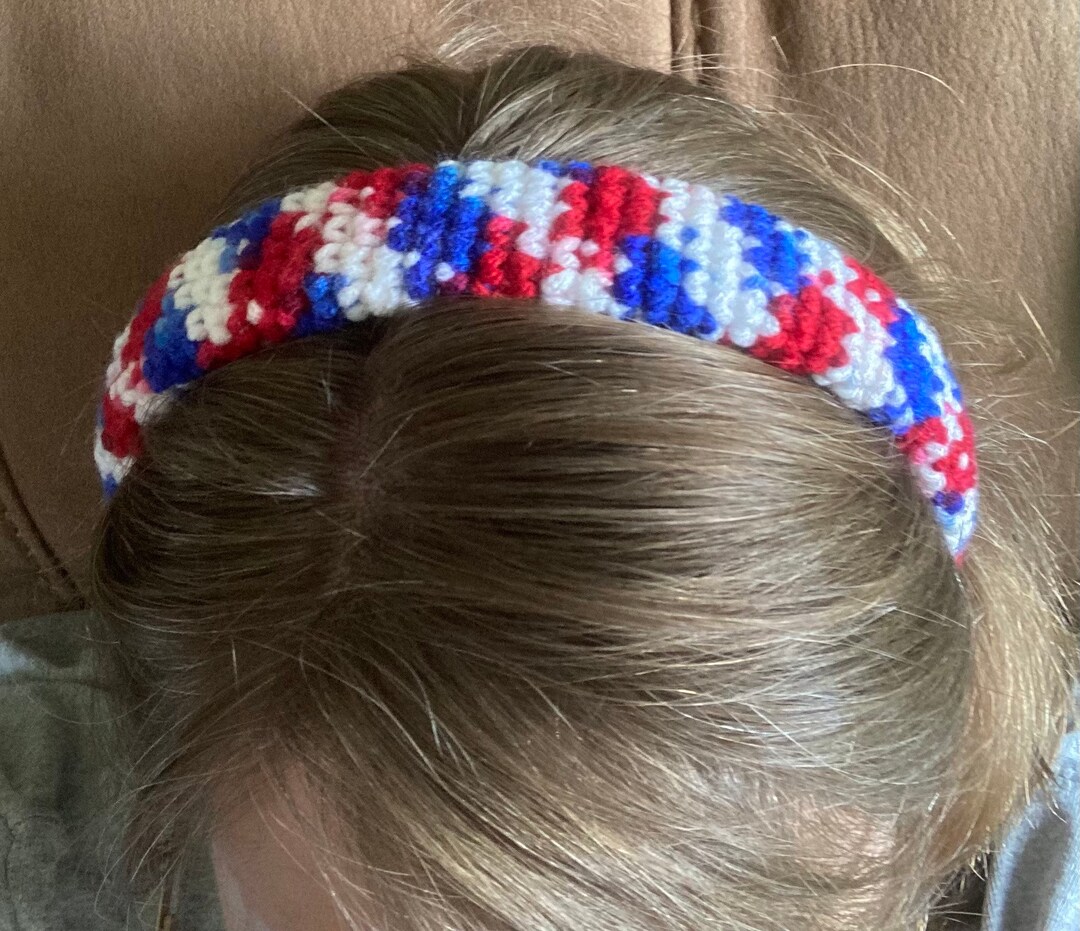 Multi Colored Headbands, Crocheted Headbands, Handmade - Etsy