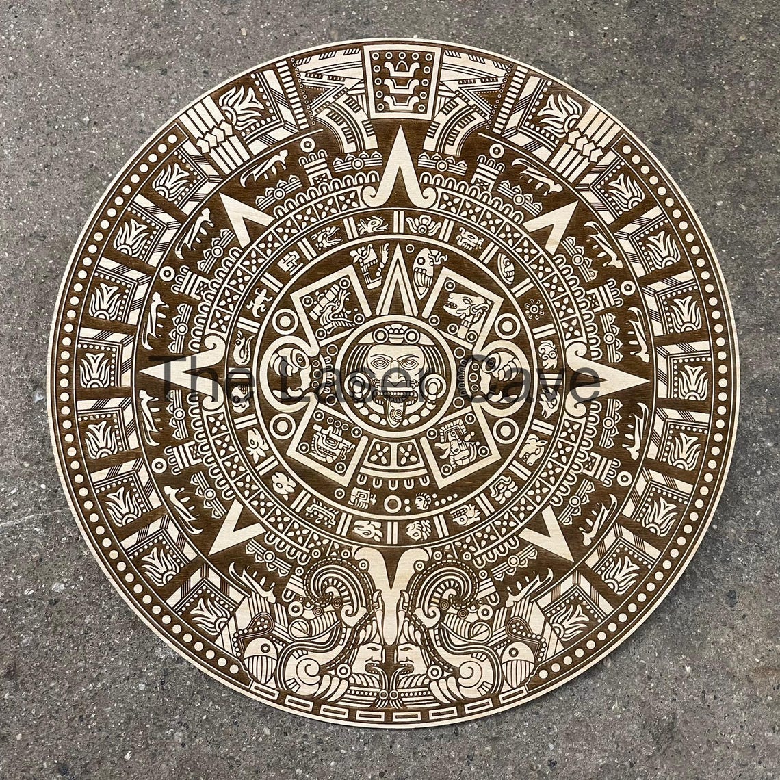 Calendario azteca SVG, calendario azteca de alto detalle, SVG azteca ...