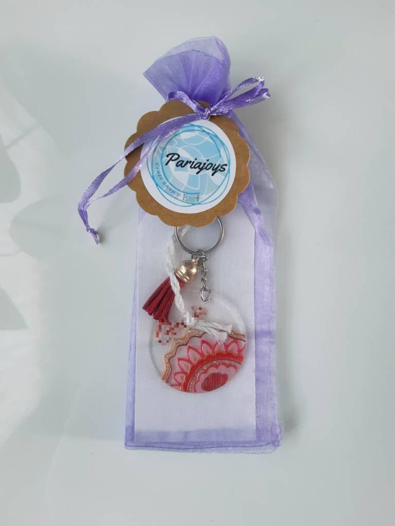 Mandala keyring charm mandala keychain mandala pendant | Etsy