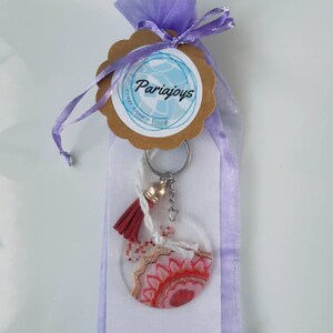 Mandala Keyring Charm, Mandala Keychain, Mandala Pendant, Mandala Charm ...