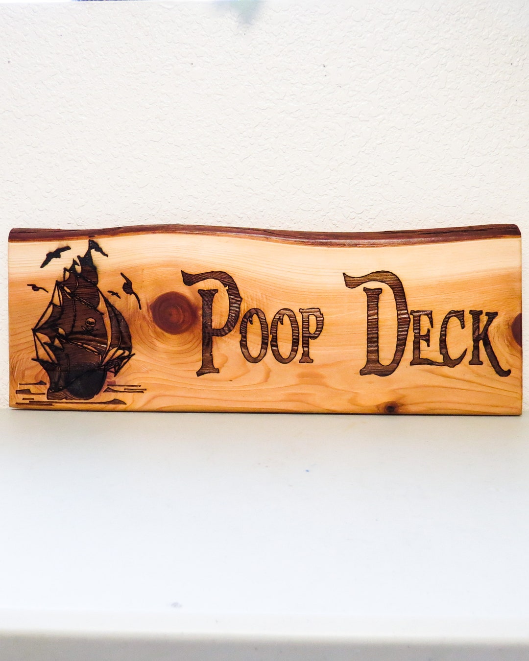Pirate Poop Deck Sign - Etsy