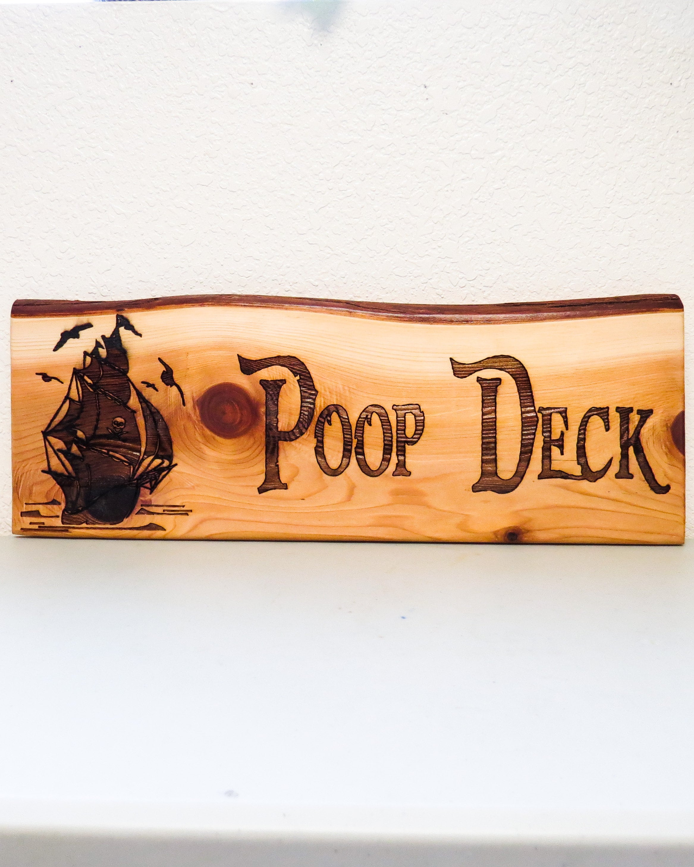 Pirate Poop Deck Sign - Etsy