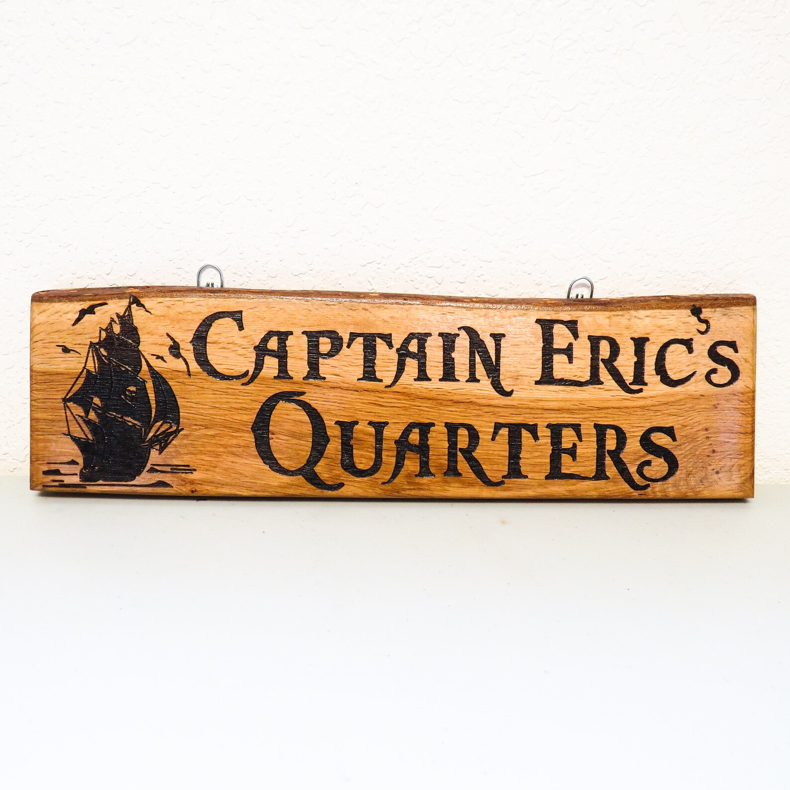 Personalized Laser Engraved Pirate Sign Custom Boat Sign - Etsy
