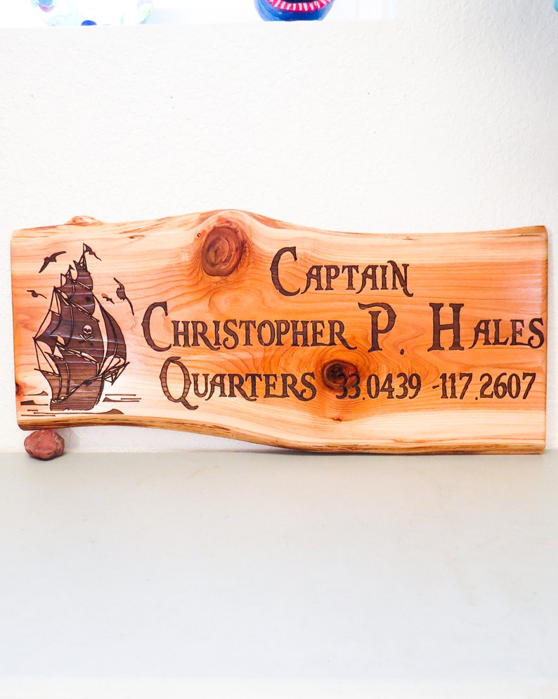 Pirate Decor Boat Sign - Etsy