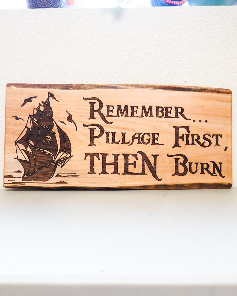 Pirate Decor Boat Sign - Etsy