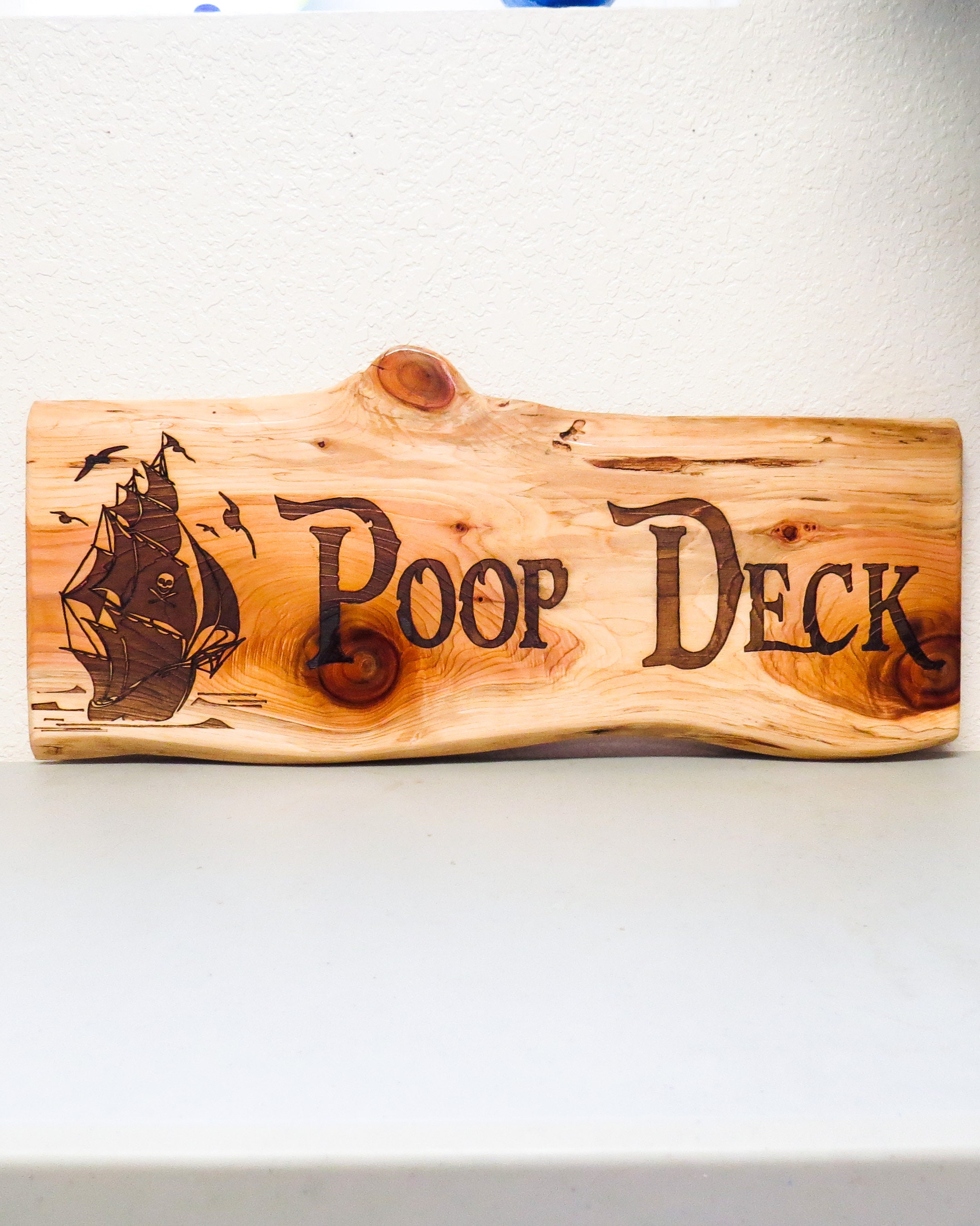 Pirate Poop Deck Sign - Etsy