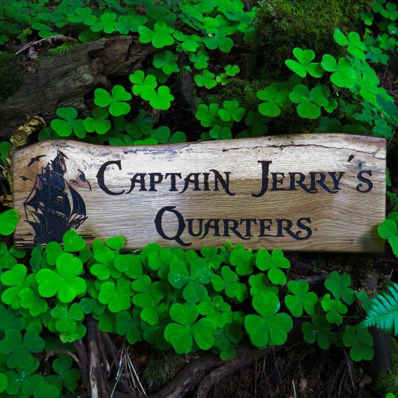 Pirate Sign Wooden Name Sign - Etsy
