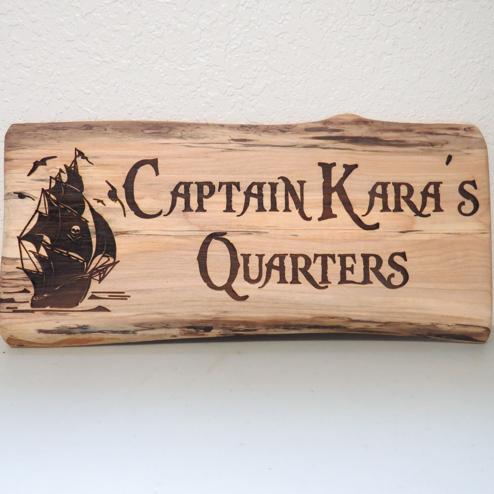 Personalized, Laser Engraved, Pirate Sign, Custom Boat Sign - Etsy