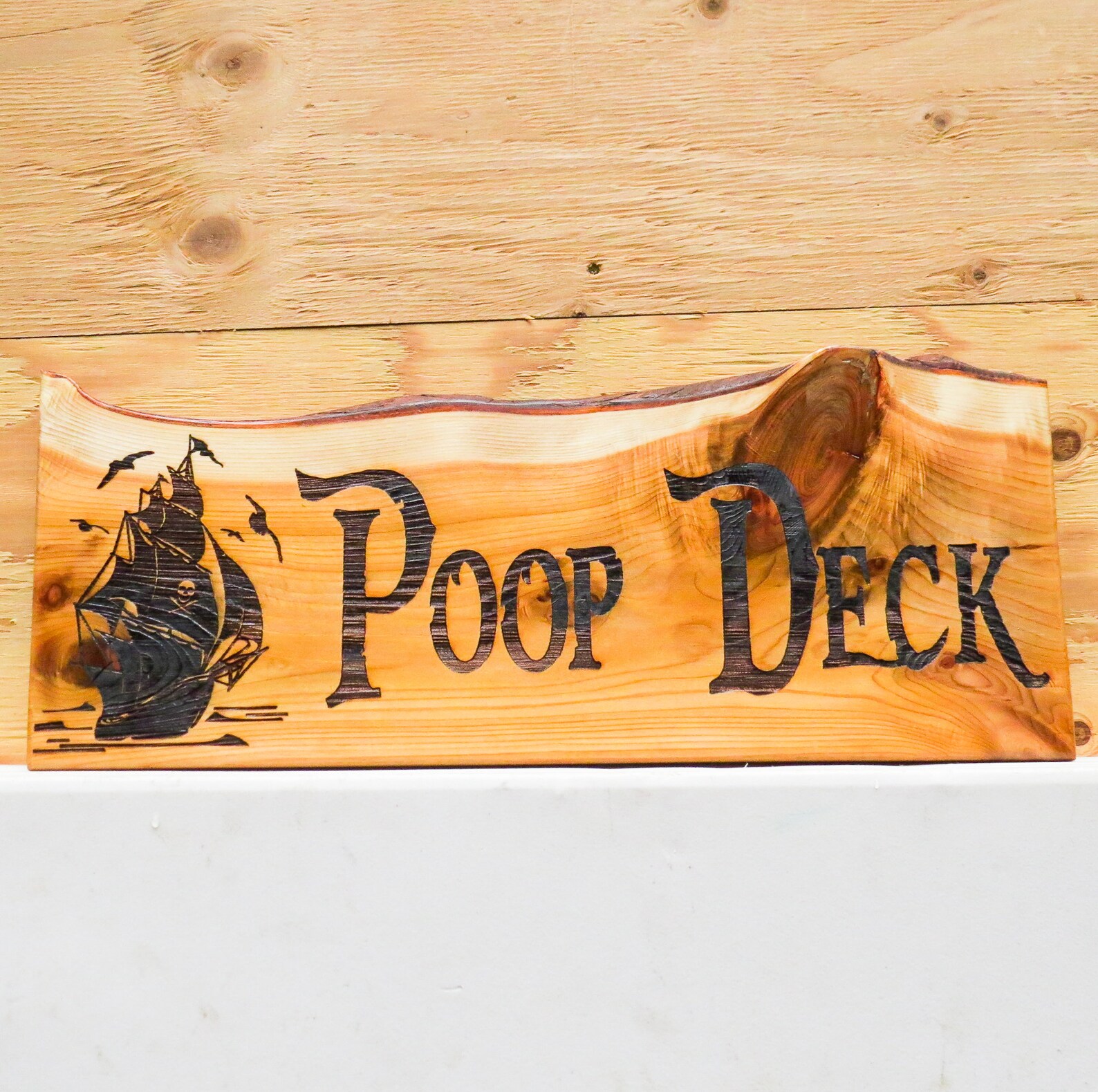 Pirate Poop Deck Sign - Etsy