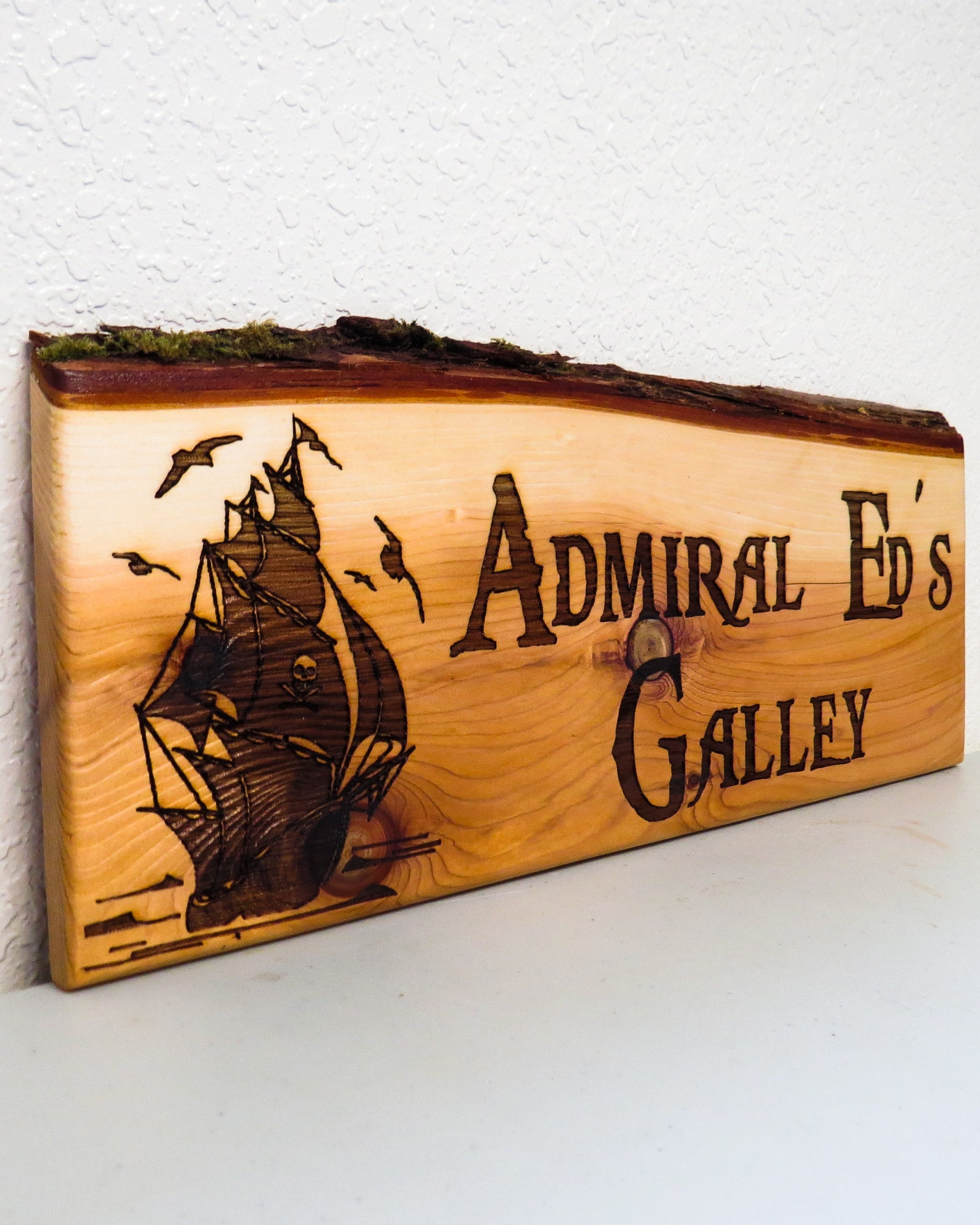 Personalized Boat Galley Sign or Admiral's Kitchen Sign - Etsy