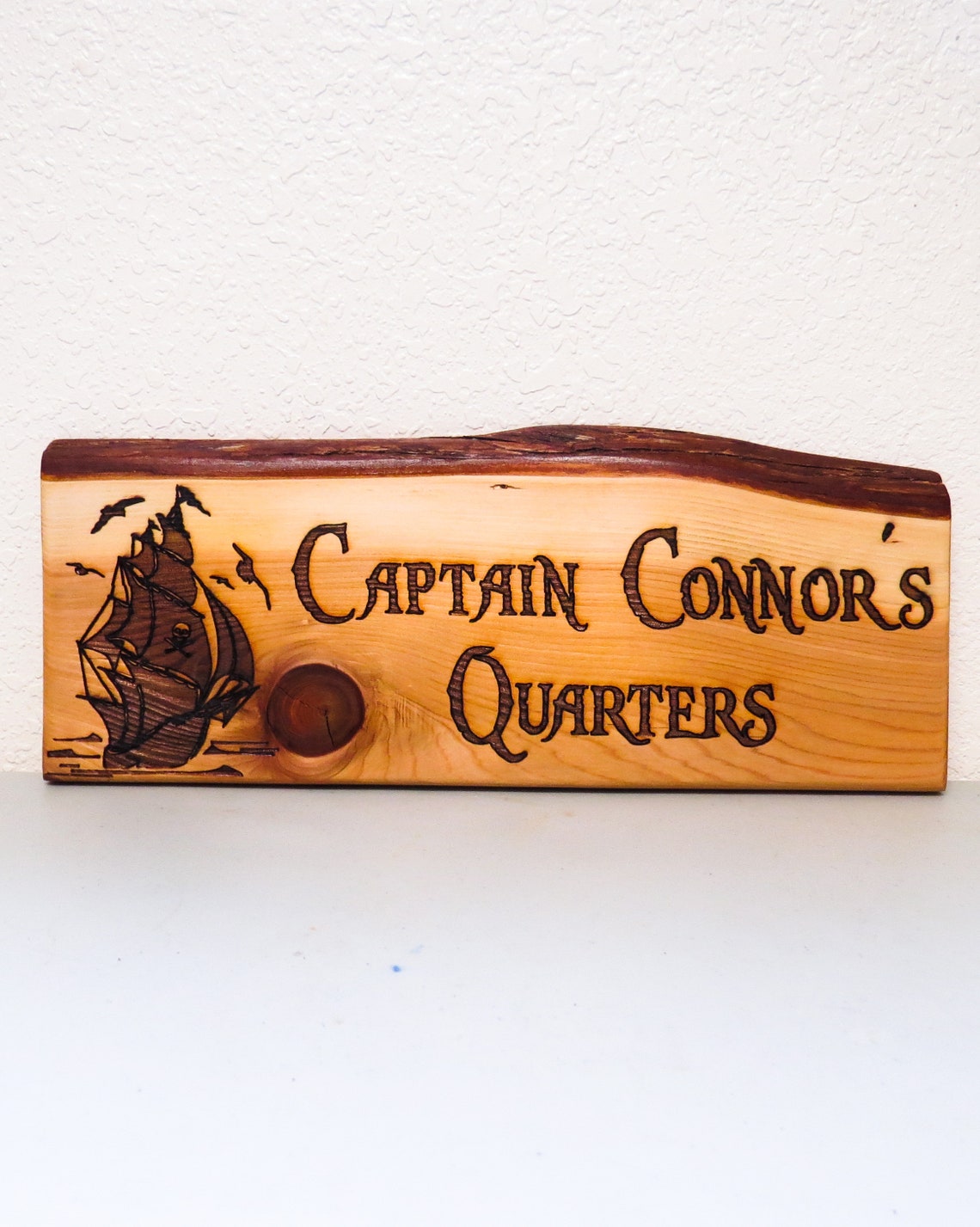 Pirate Decor Captain's Quarters Sign | Etsy