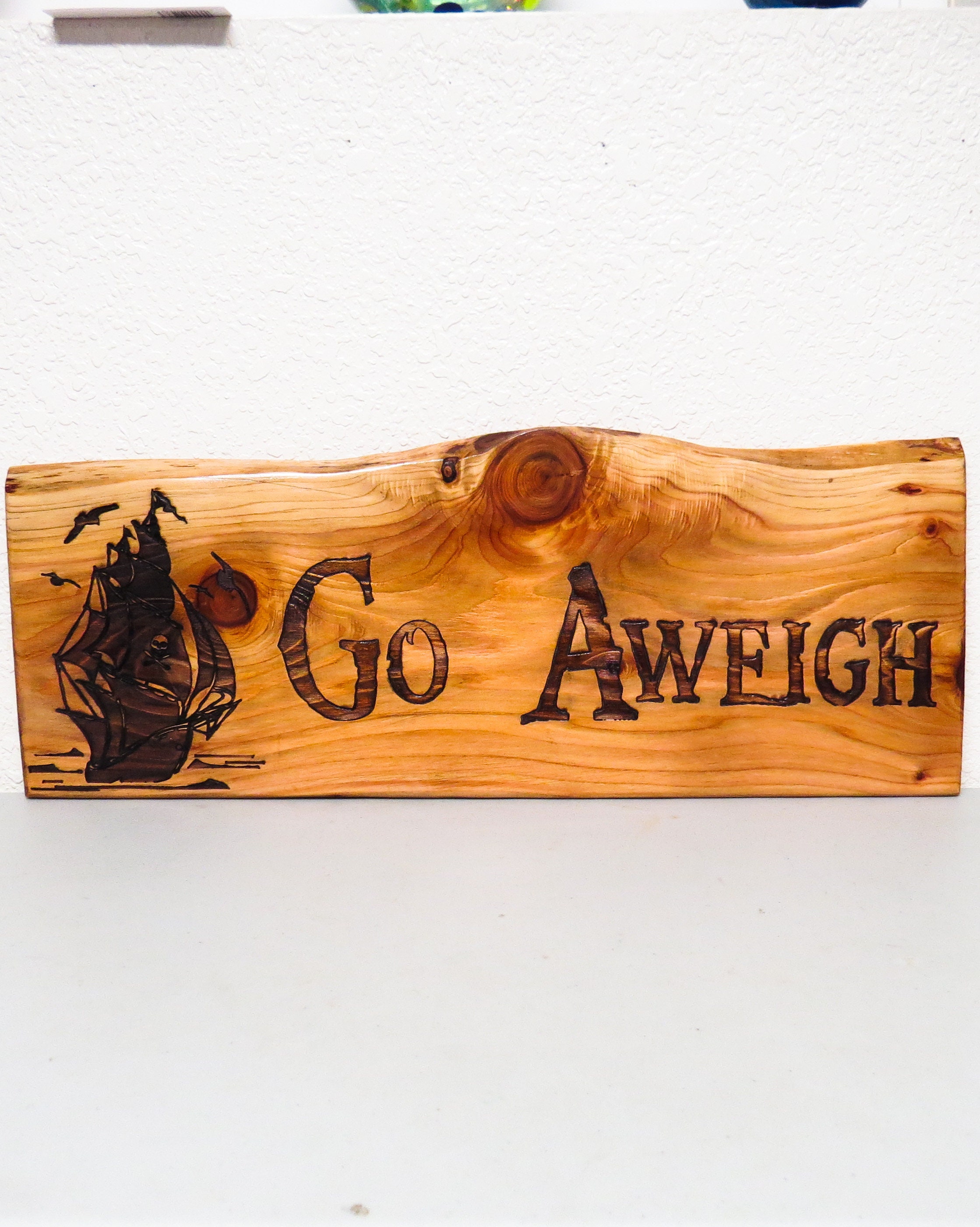 Any Design Live Edge Laser Engraved Custom Sign | Etsy