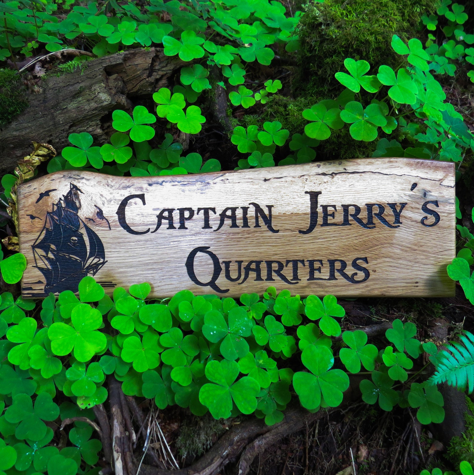 Personalized Laser Engraved Pirate Sign Custom Boat Sign - Etsy