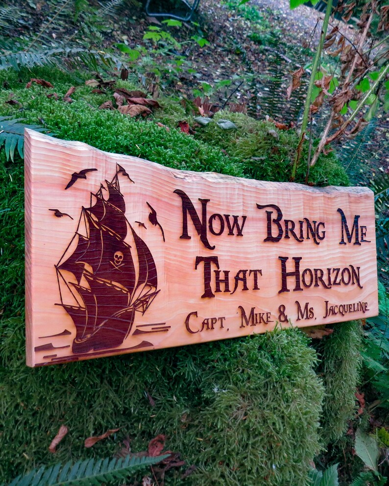 Pirate Sign Custom Boat Sign - Etsy