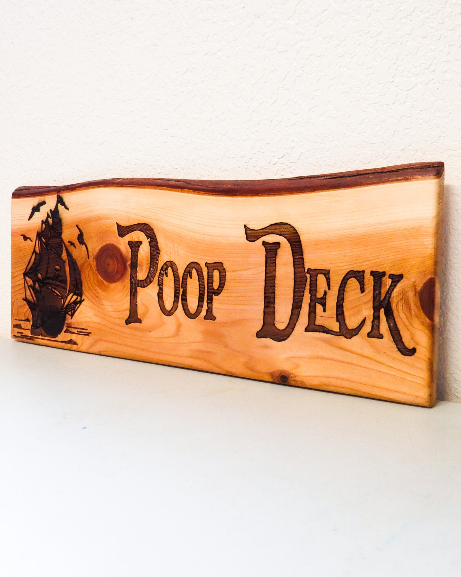 Pirate Poop Deck Sign - Etsy