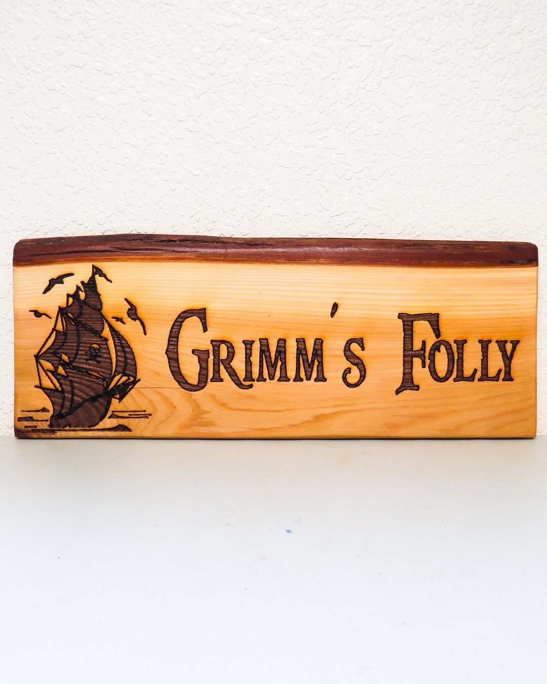 Any Design Live Edge Laser Engraved Custom Sign - Etsy