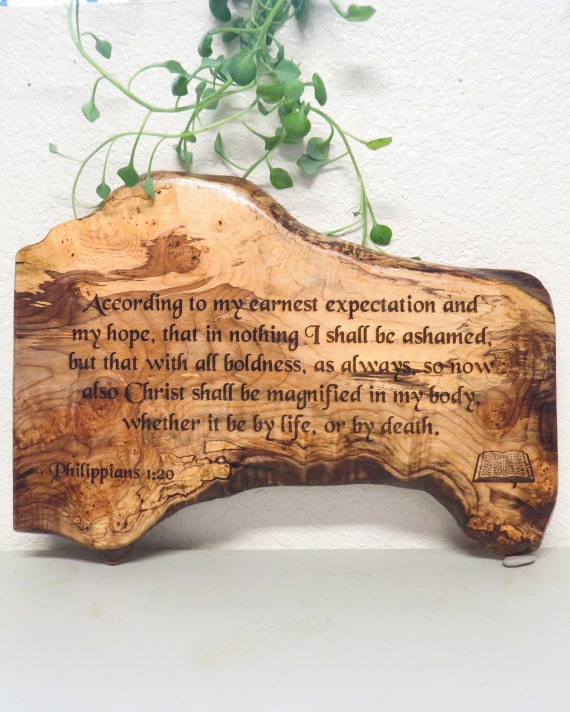 Custom Bible Verse on Unique Wood Pieces - Etsy