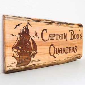 Pirate Sign Wooden Name Sign - Etsy
