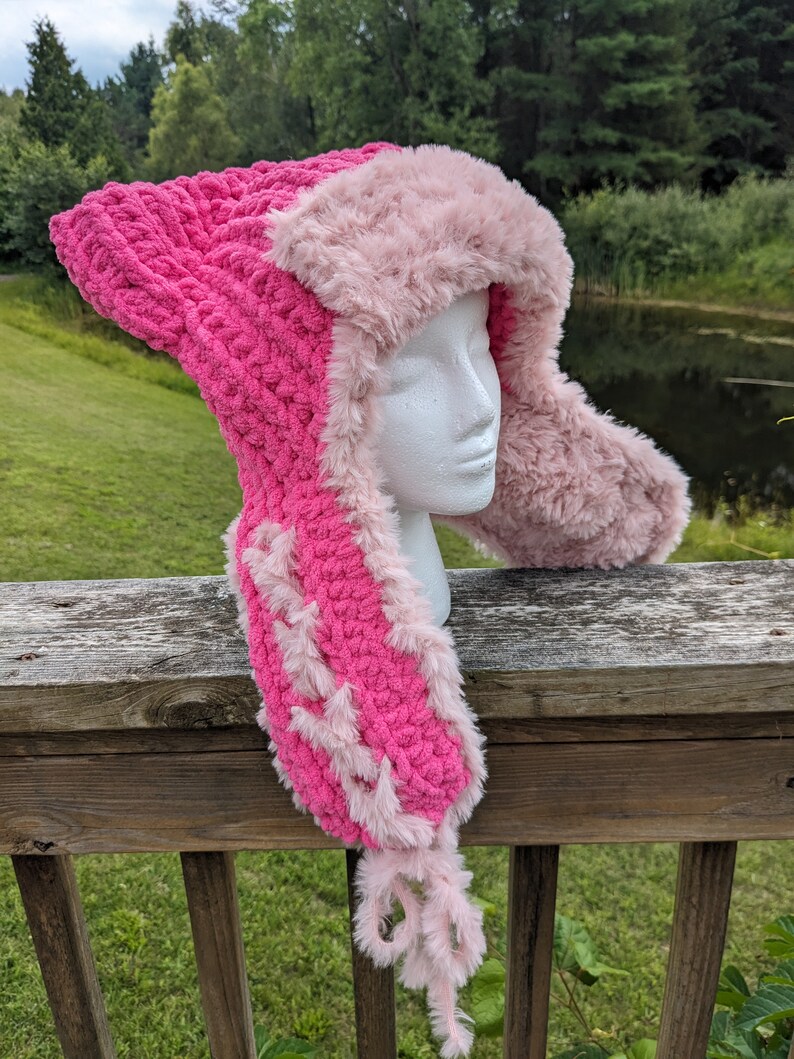 Kitty Trapper Hat Twisted Kitty Trapper Hat - Etsy